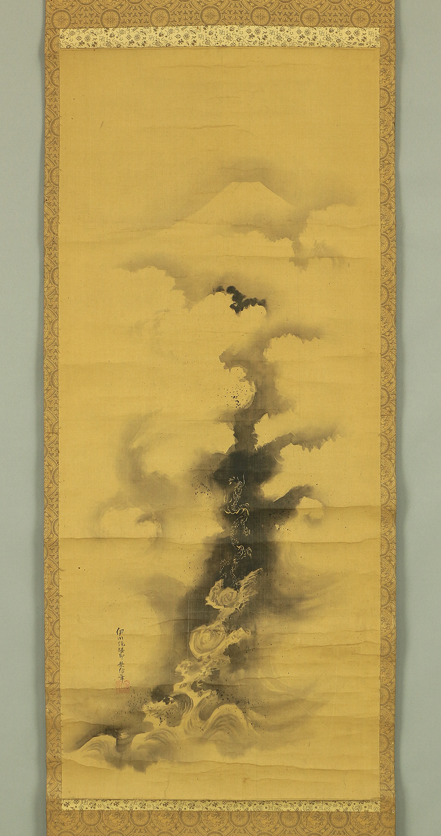 狩野伊川院栄信 Kano Isenin Naganobu (1775-1828) Japanese antique art kakejiku ...