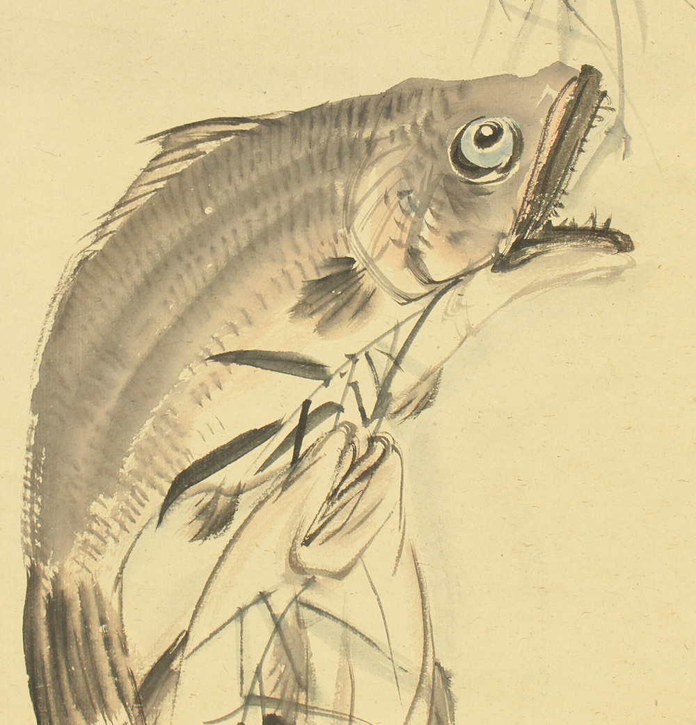 塩川文麟 Shiokawa Bunrin (1808-1877) Japanese antique art kakejiku kakemon ...